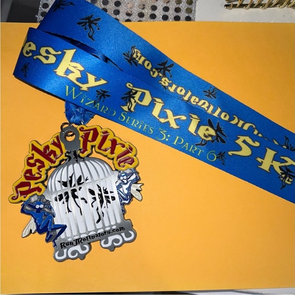 Accessories | Blue Wizard Series 1k Medal With Ribbon | Poshmark